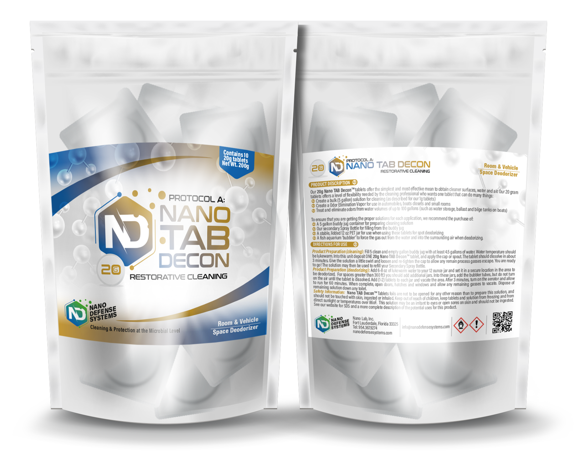 Nano Tab Decon (ClO2) - Beyond Klean℠